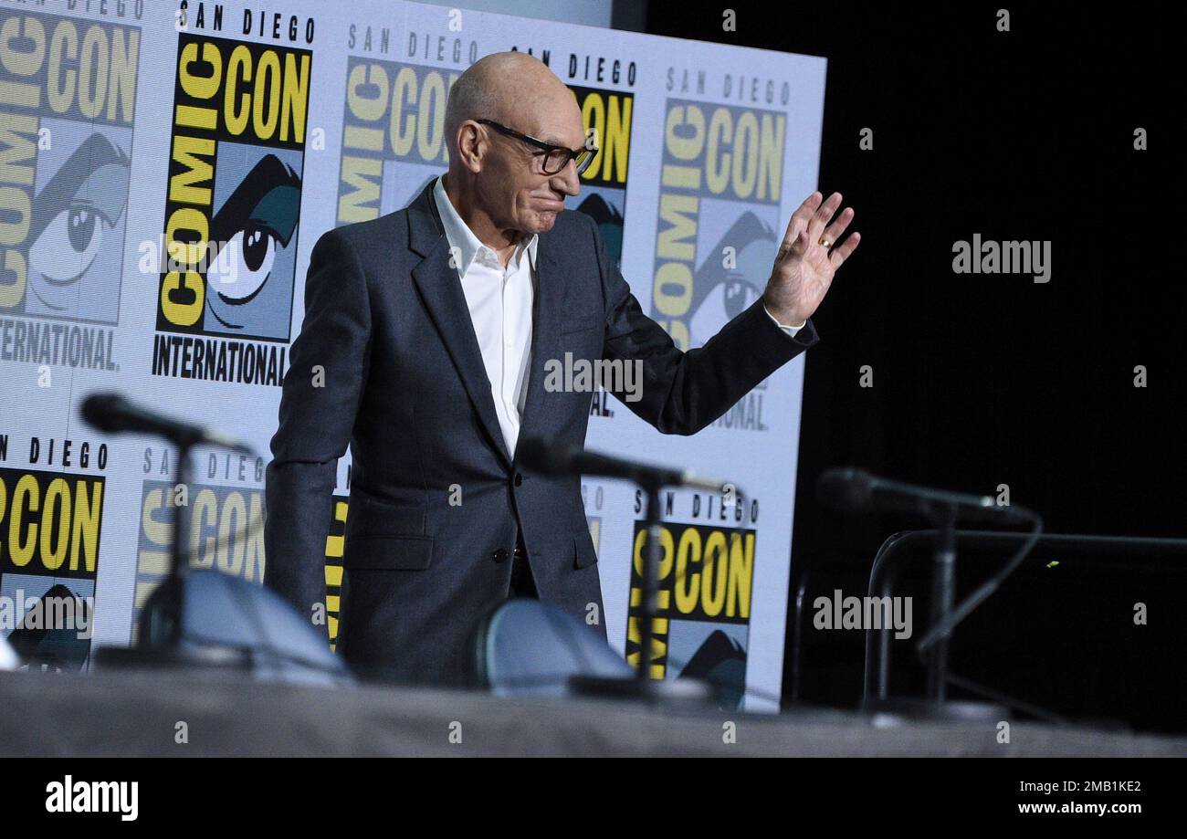 Patrick Stewart attends the Star Trek Universe panel on day three of ...