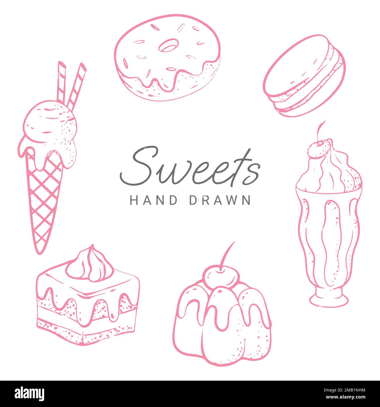 Cream cheese cake Stock Vector Images - Alamy