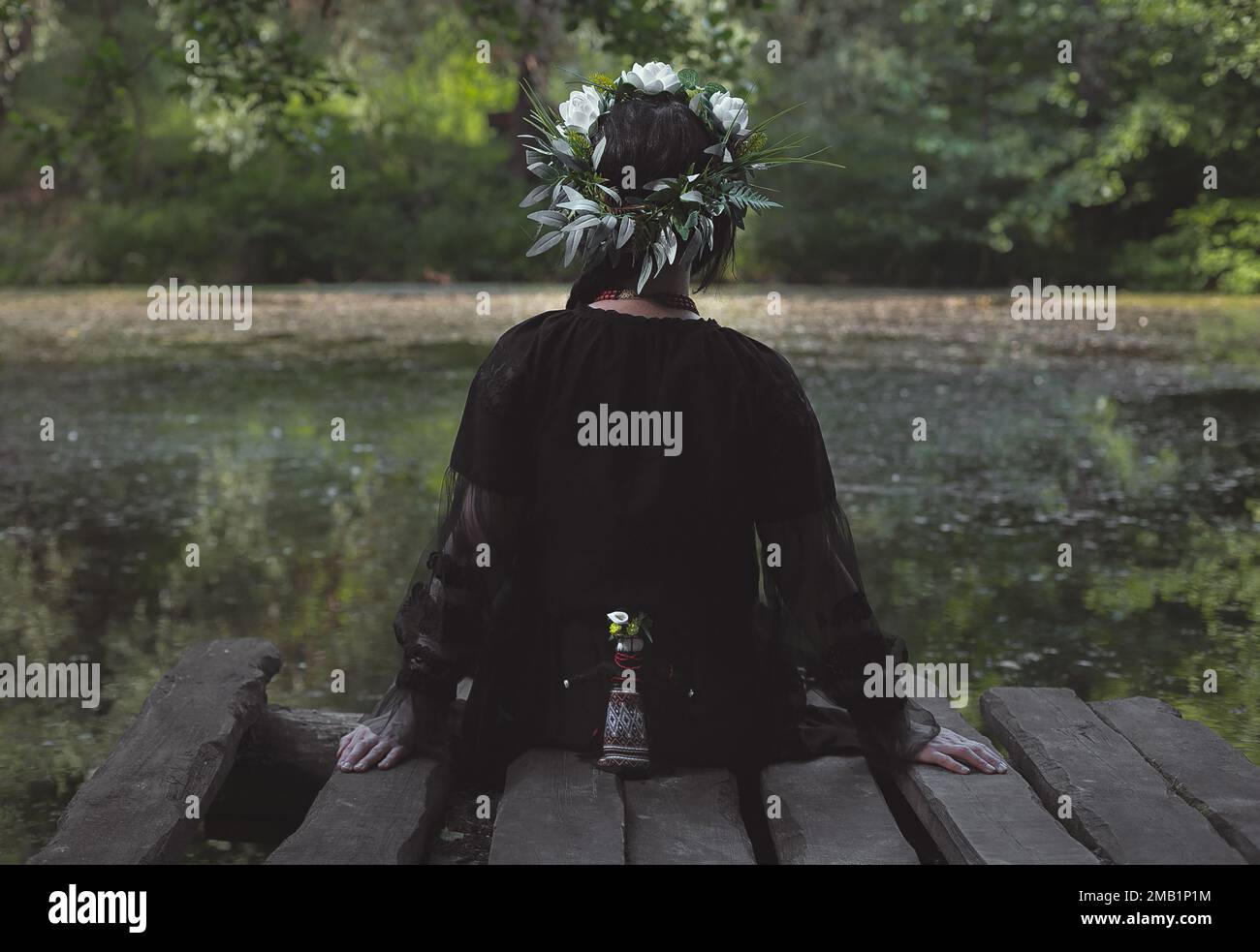 Beautiful forest female spirit scenic photography Stock Photo - Alamy