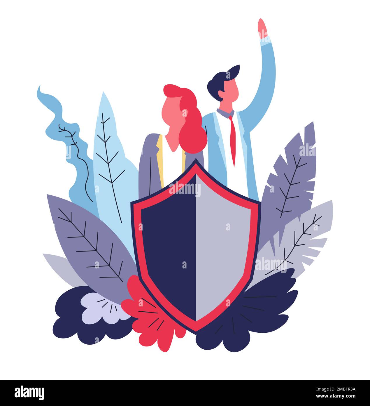 Family pack medical insurance abstract concept man and woman vector ...