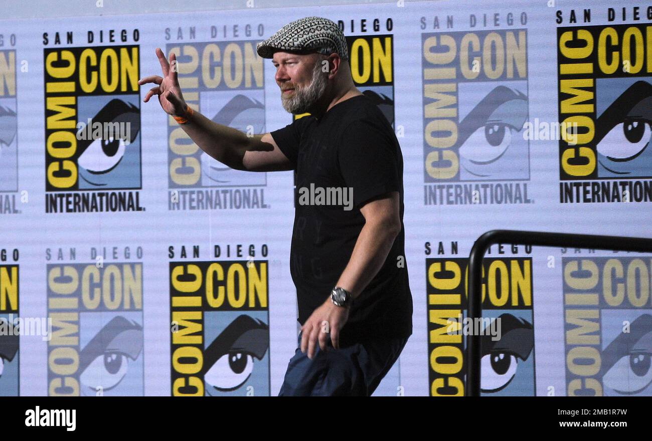 Christopher Sabat attends a panel for "Dragon Ball Super: Super Hero ...