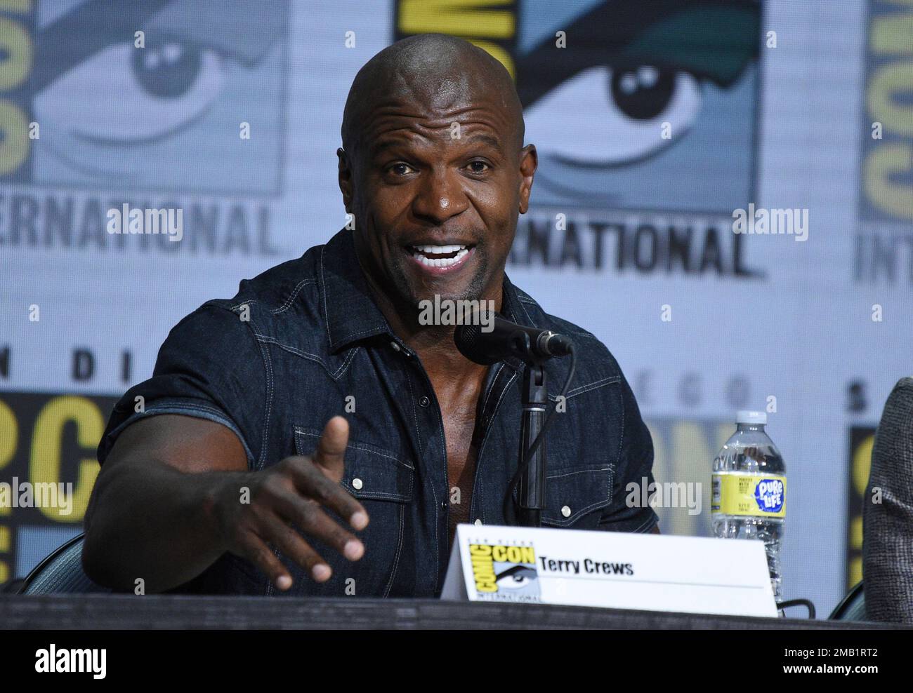 Terry Crews attends a panel for "Tales of the Walking Dead" on day two ...