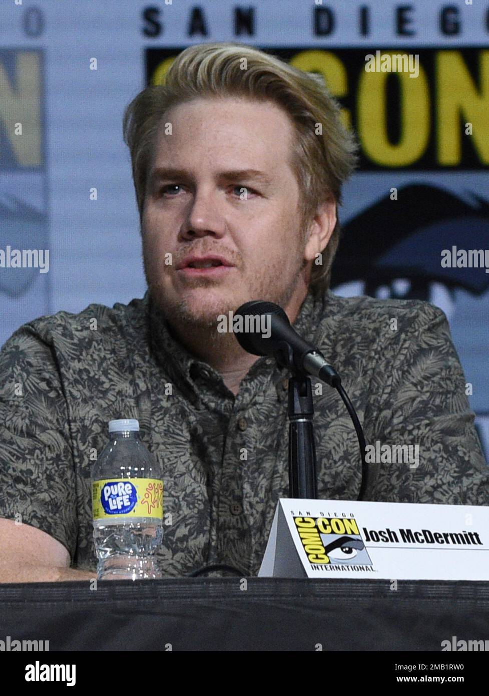 Josh McDermitt attends a panel for "The Walking Dead" on day two of ...