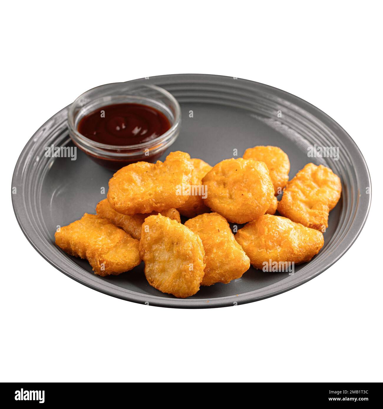 Golden fried chicken nuggets Cut Out Stock Images & Pictures - Alamy
