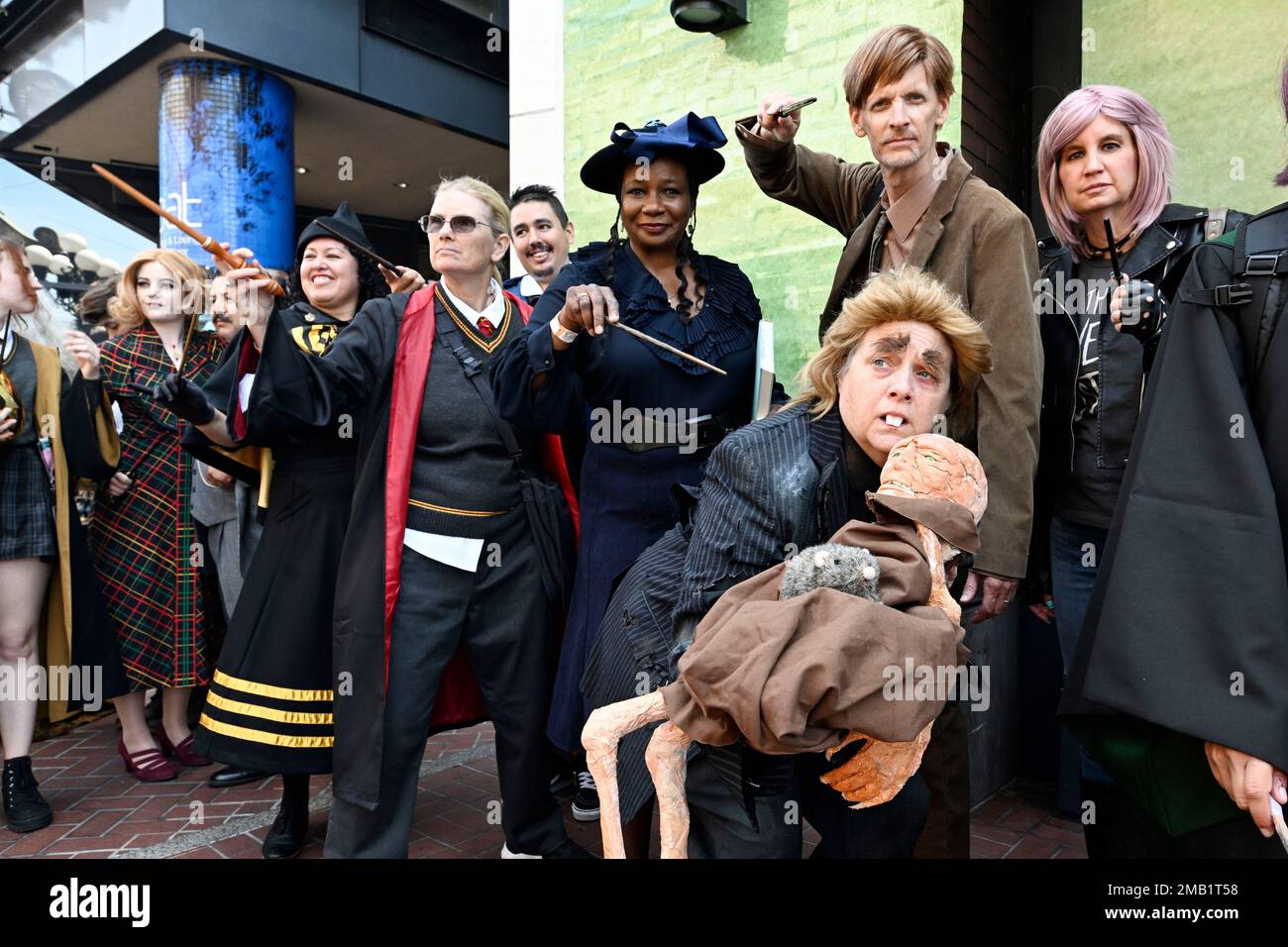 Costumed characters pose for photos on day two of Comic-Con ...