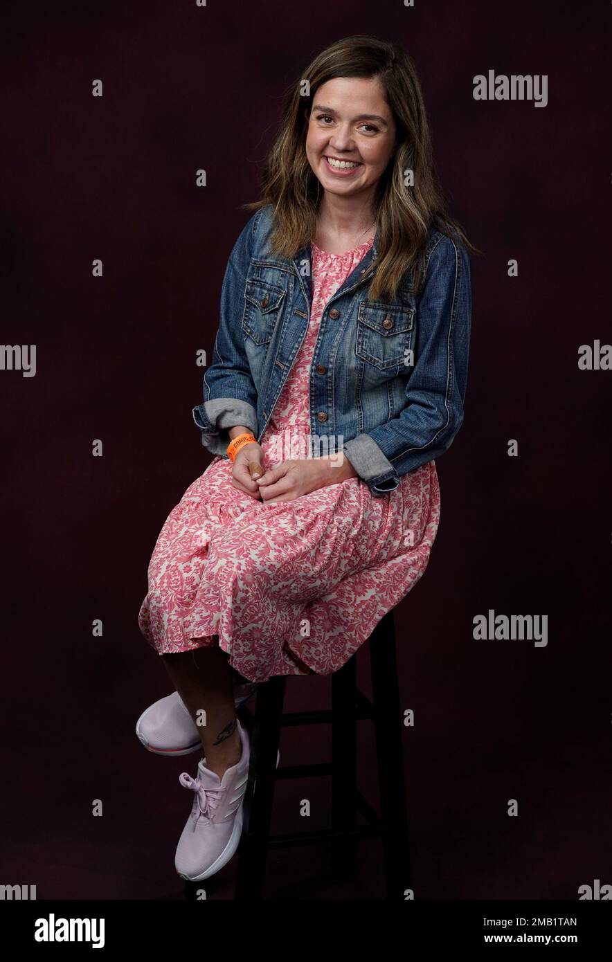 Sarah Carbiener poses for a portrait to promote "Vindicators" on day ...