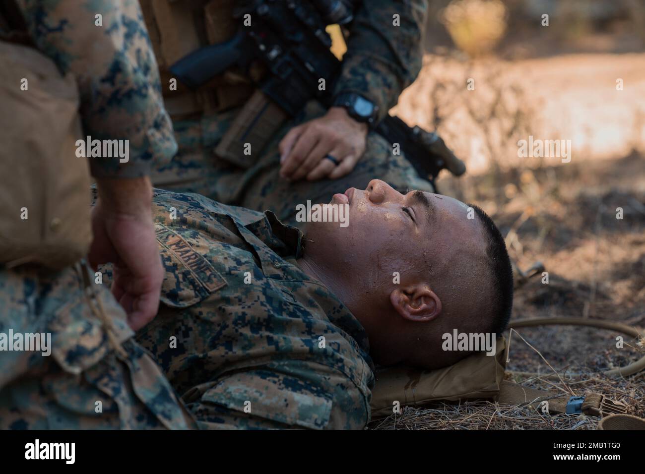 U.S. Marine Corps Pfc. Fernando Rodriguez, a rifleman with 1st ...