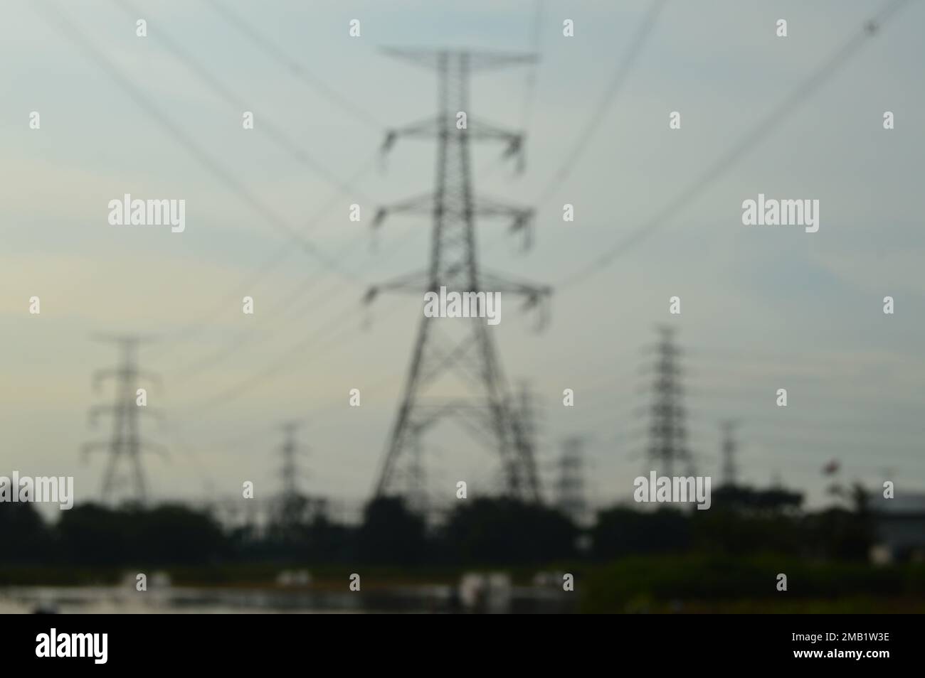 Blurred line people silhouette hi-res stock photography and images - Alamy