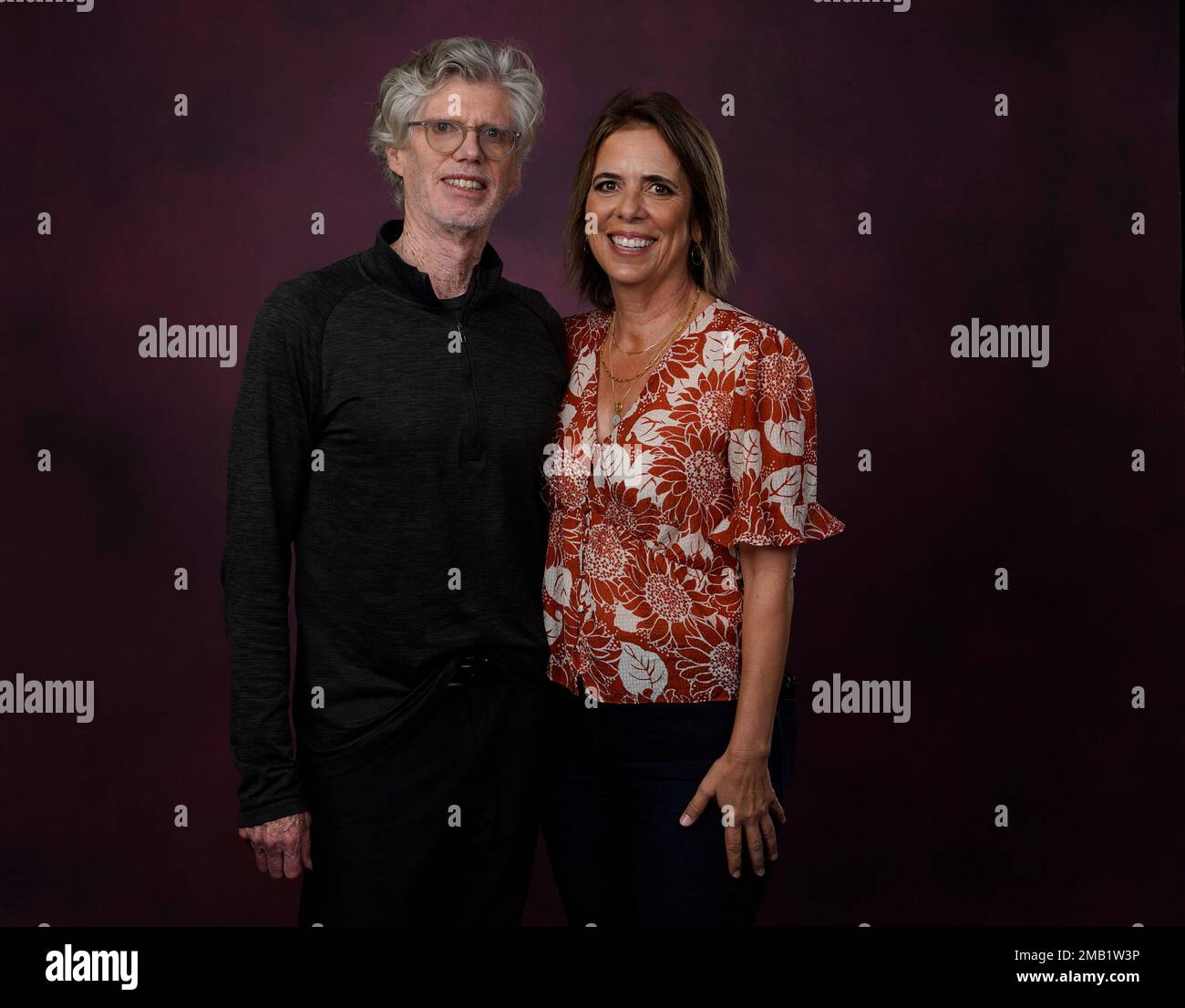 Writers Cormac Wibberley, left, and Marianne Wibberley pose for a ...