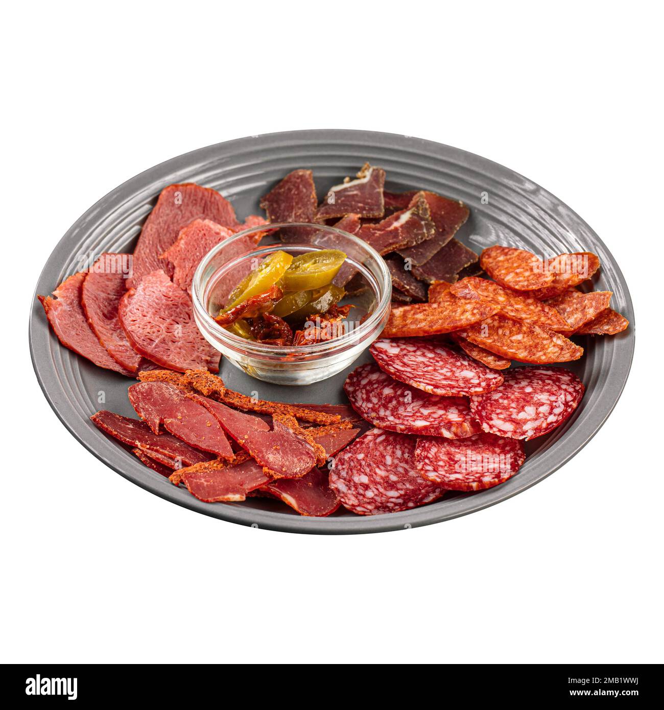 Antipasto platter Cut Out Stock Images & Pictures - Alamy
