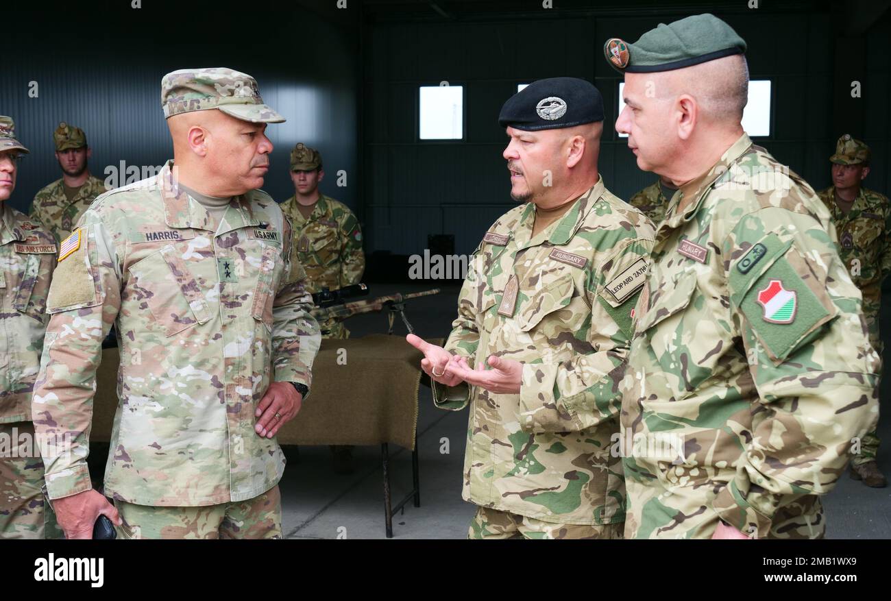 Maj. Gen. John C. Harris Jr. (from left), Ohio adjutant general ...