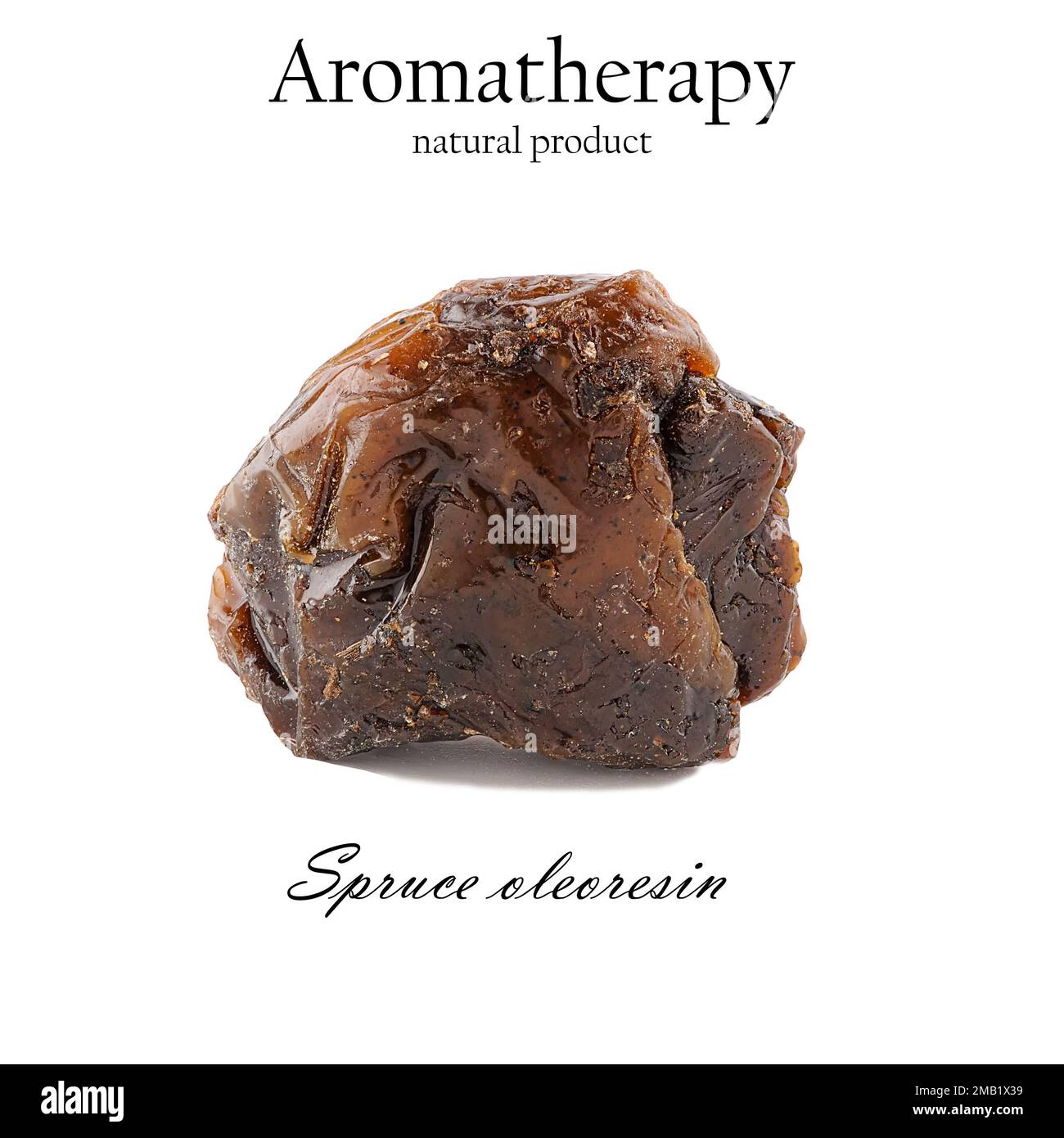 Spruce resin incense isolated used in aromatherapy, religious worship ...