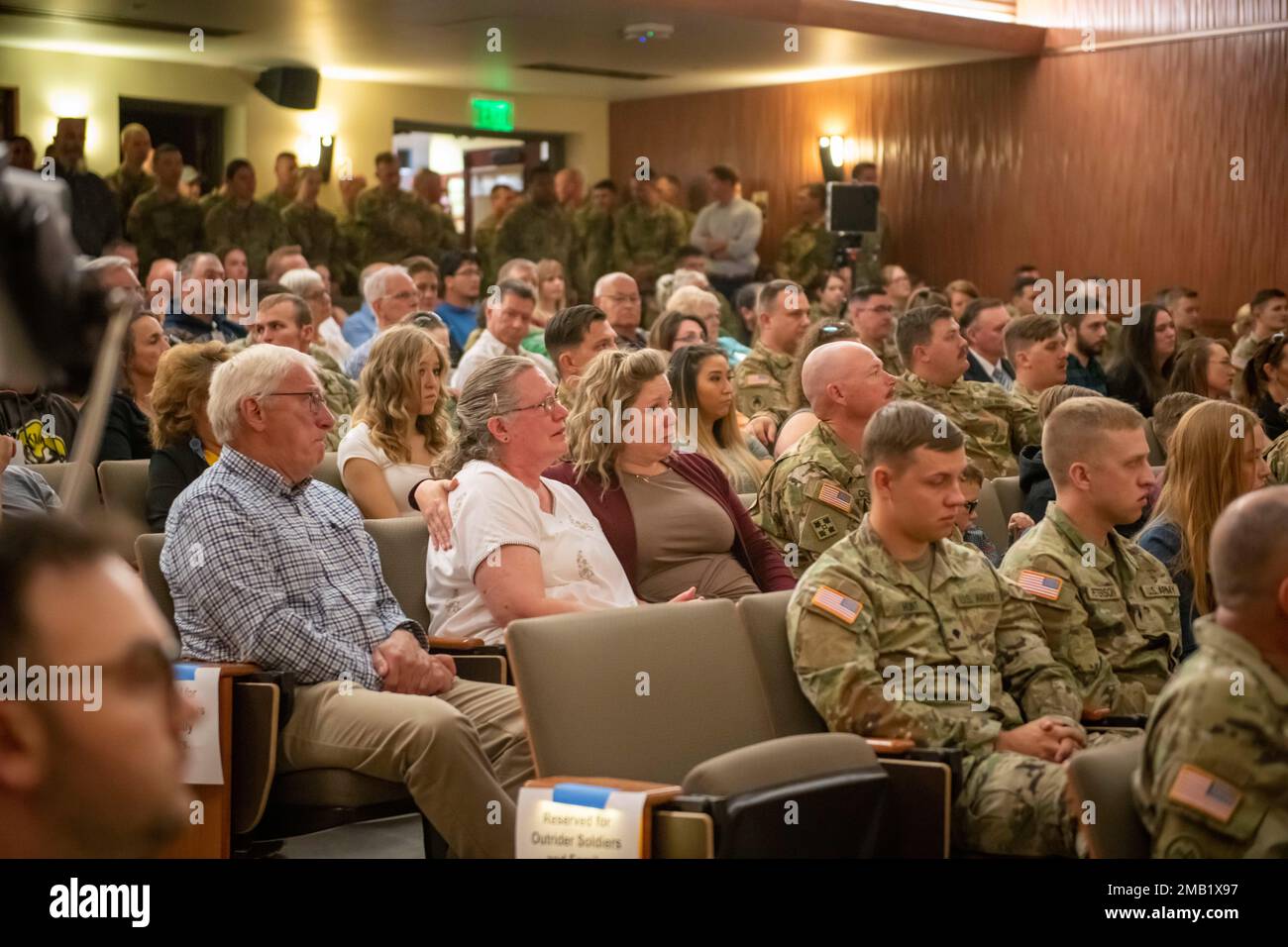 The Wyoming Outriders held a special presentation during the deployment ...