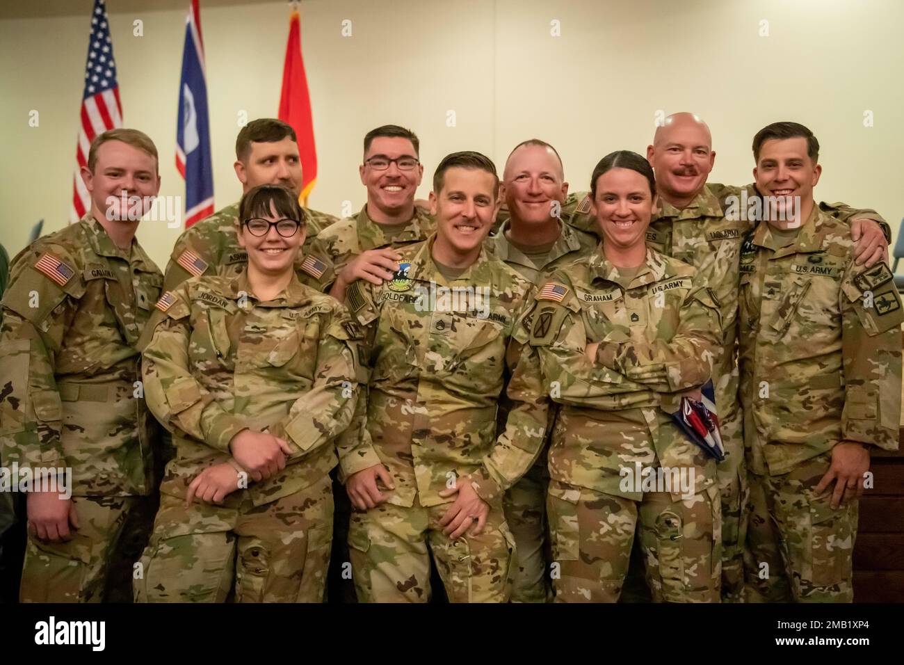 Soldiers of the Aviation Battalion (Wyoming Outriders), Wyoming Army ...