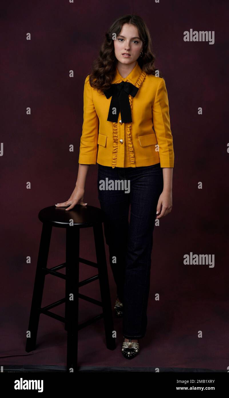 Fina Strazza poses for a portrait to promote the television series ...