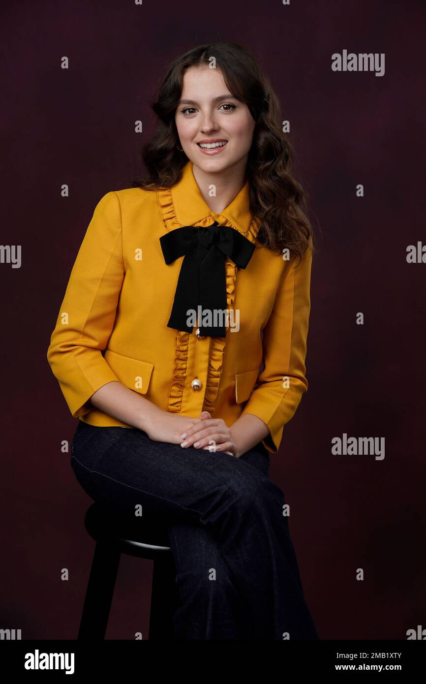 Fina Strazza poses for a portrait to promote the television series ...