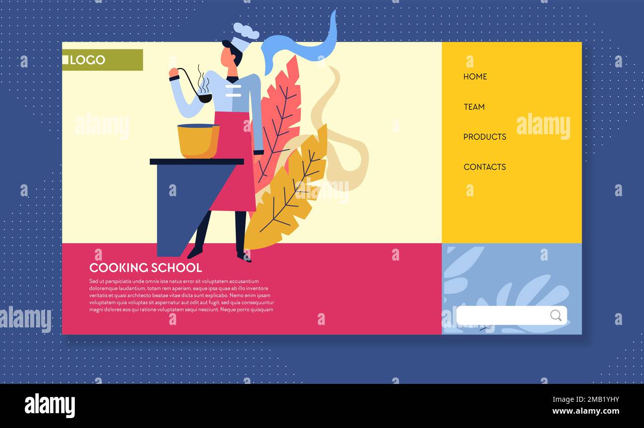 Cooking in the classroom Stock Vector Images - Alamy