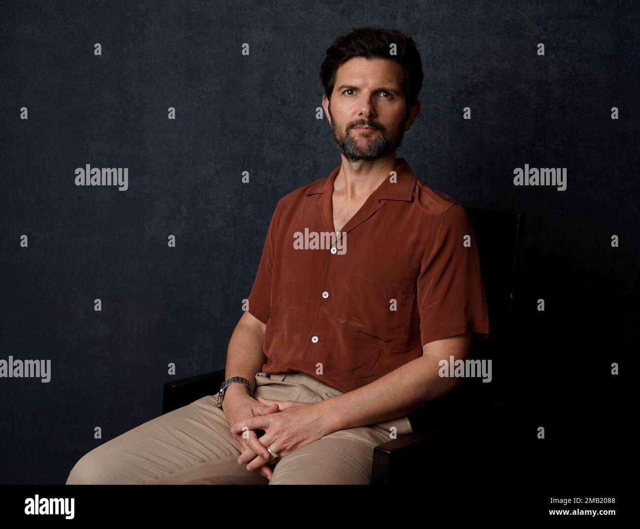 Adam Scott poses for a portrait to promote "Severance" on day one of ...