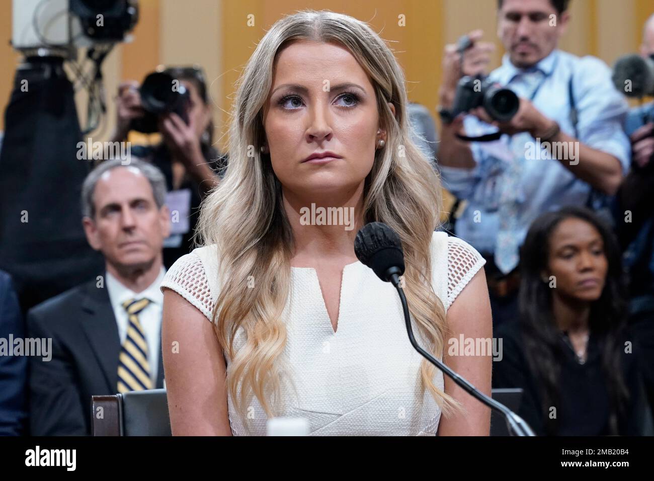 Sarah Matthews, former White House deputy press secretary, arrives as ...