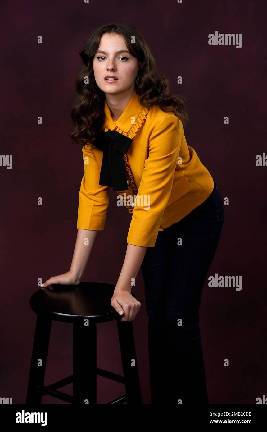 Fina Strazza poses for a portrait to promote the television series ...