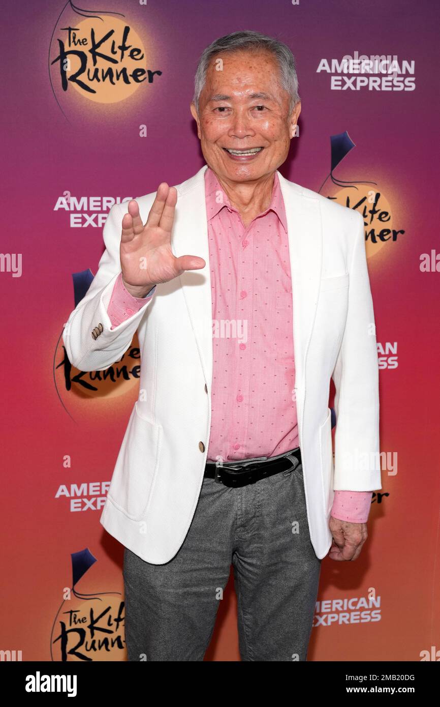 George Takei attends "The Kite Runner" Broadway opening night at the ...
