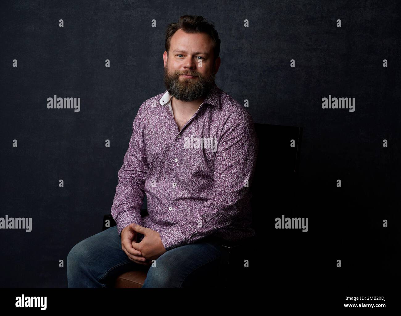 Dan Erickson poses for a portrait to promote "Severance" on day one of ...