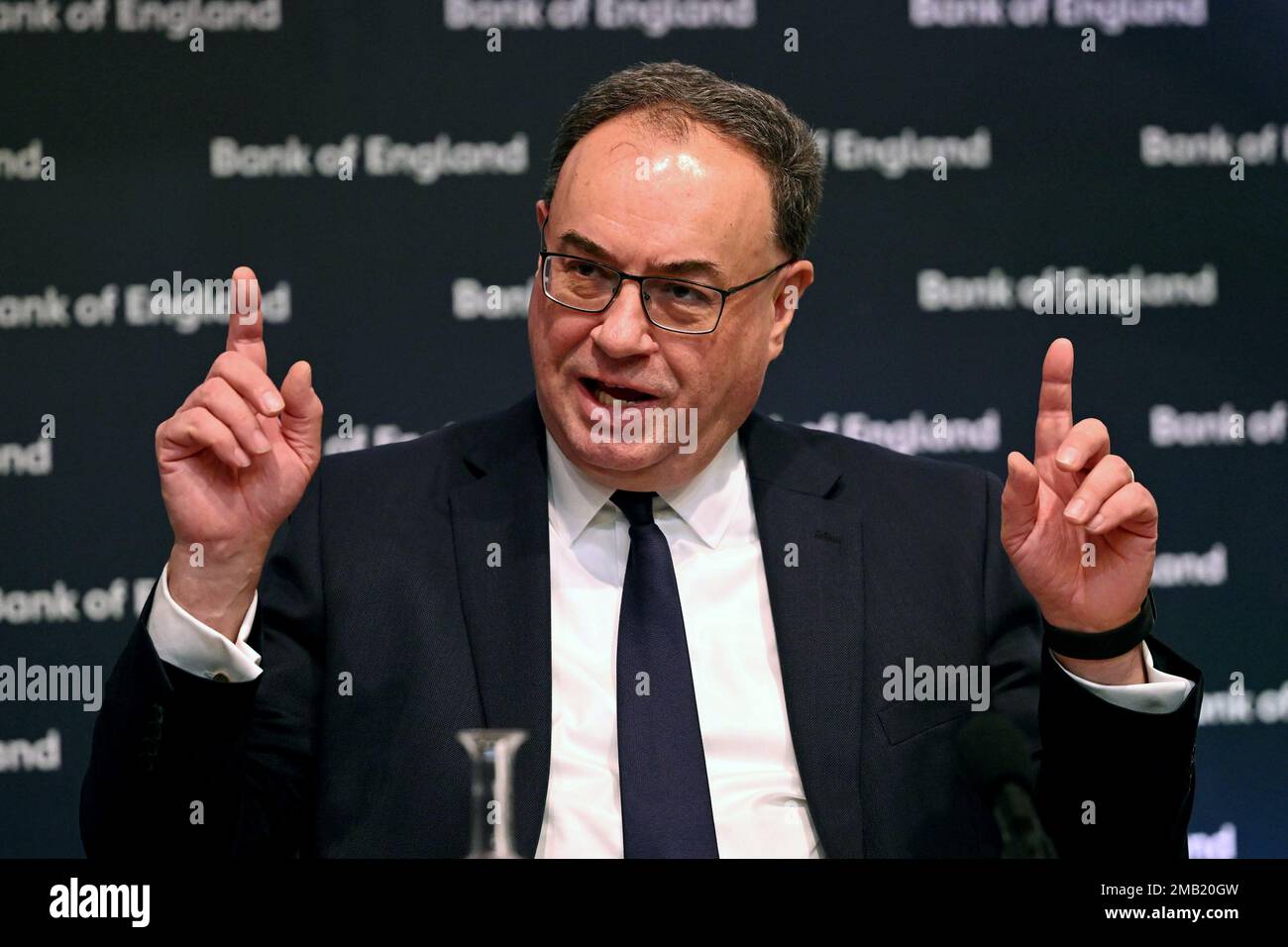 File photo dated 13/12/22 of Governor of the Bank of England, Andrew ...
