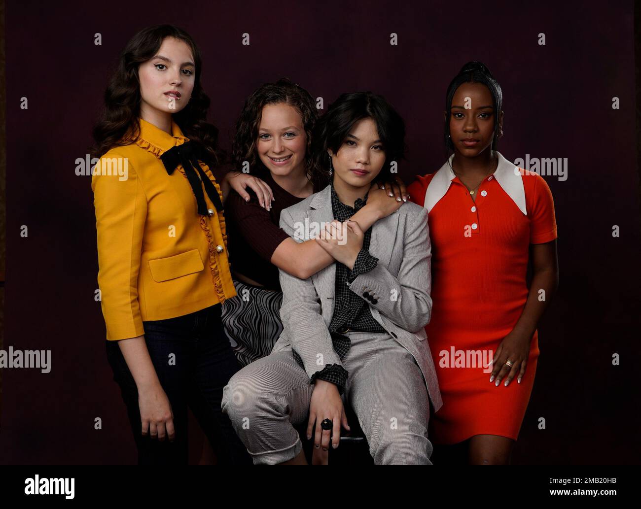 Fina Strazza, from left, Sofia Rosinsky, Riley Lai Nelet and Camryn ...