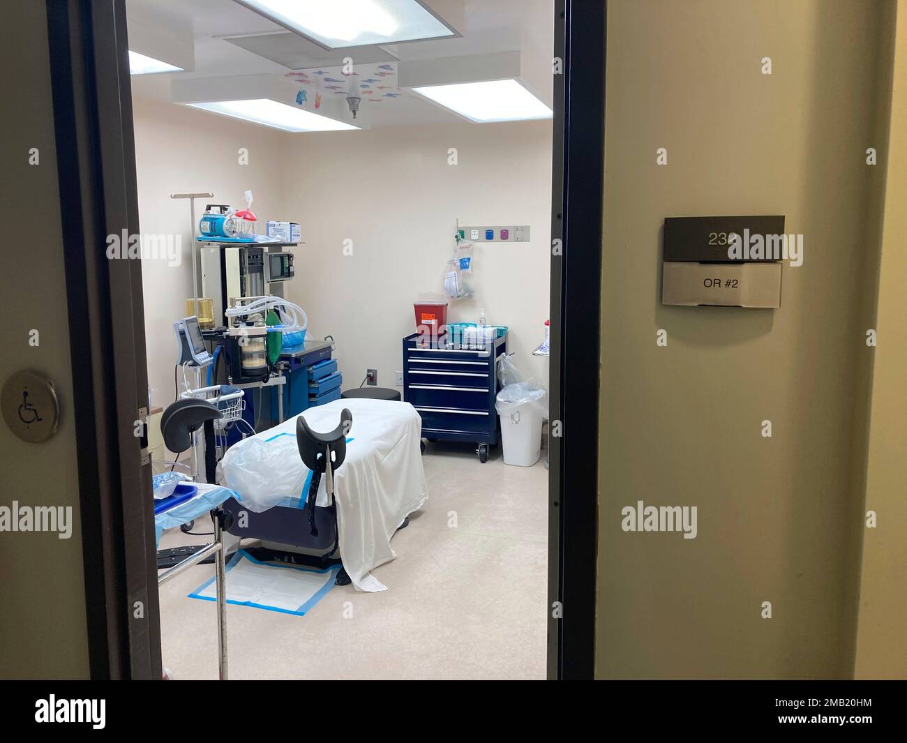 An empty operation room at the Feminist Women's Health Center is ...