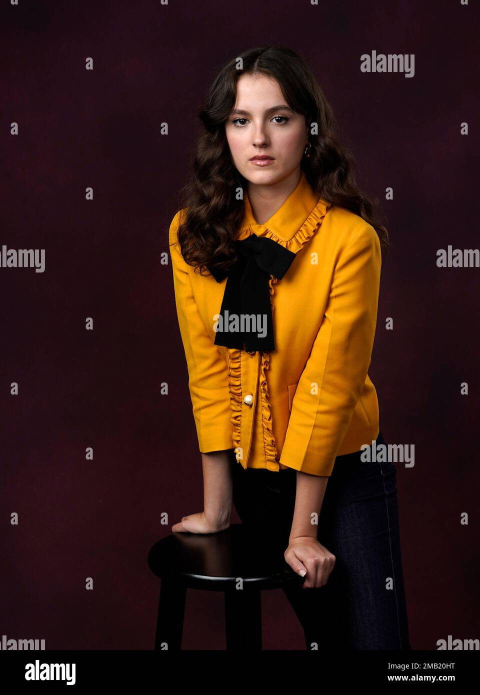 Fina Strazza poses for a portrait to promote the television series ...