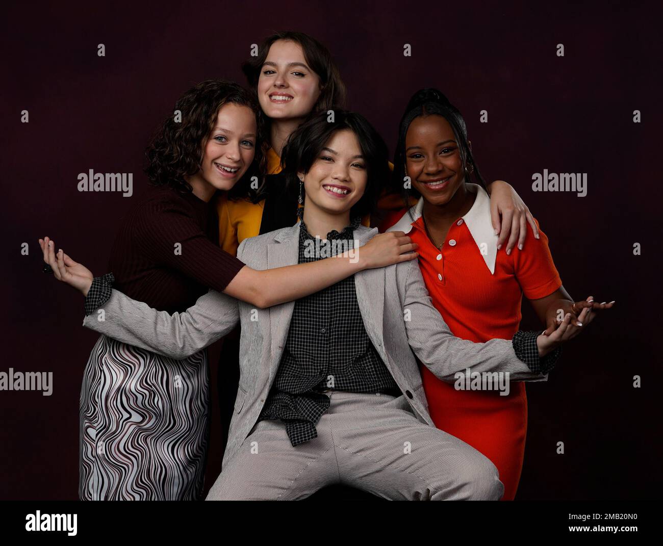 Sofia Rosinsky, from left, Fina Strazza, Riley Lai Nelet and Camryn ...