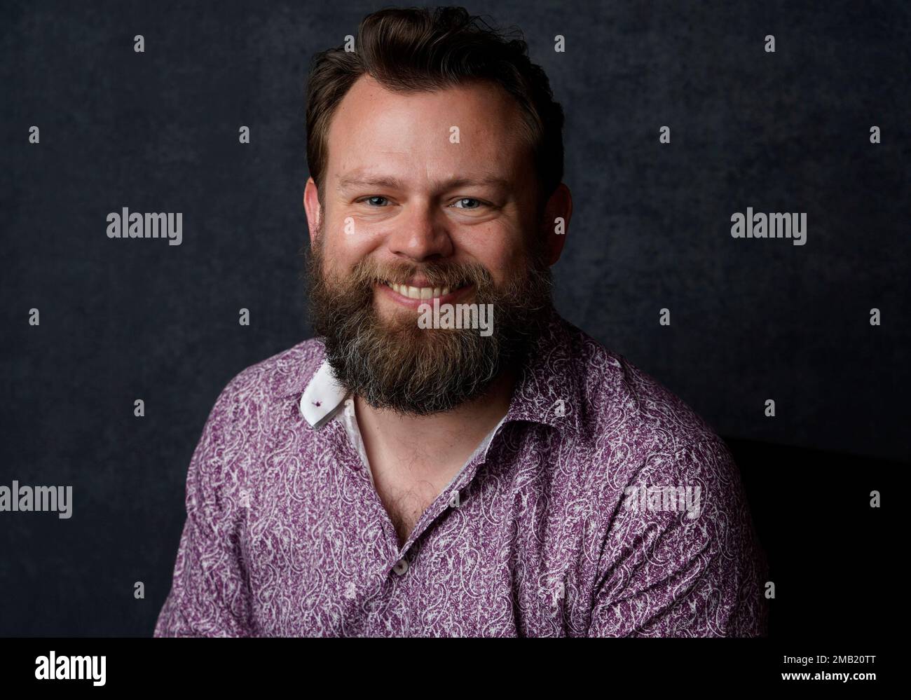 Dan Erickson poses for a portrait to promote "Severance" on day one of Comic-Con International ...
