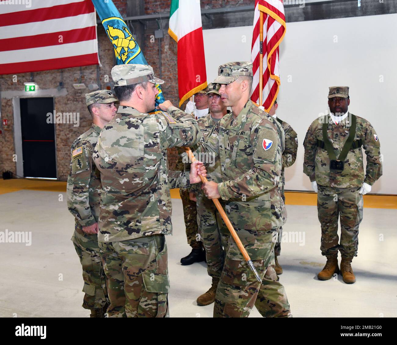 Lt. Col. Miguel A. Flores Rivera, outgoing Commander Army Fields ...