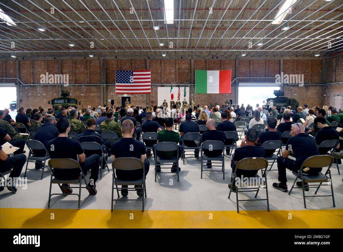 The audience attending the change of command ceremony June 10 at ...