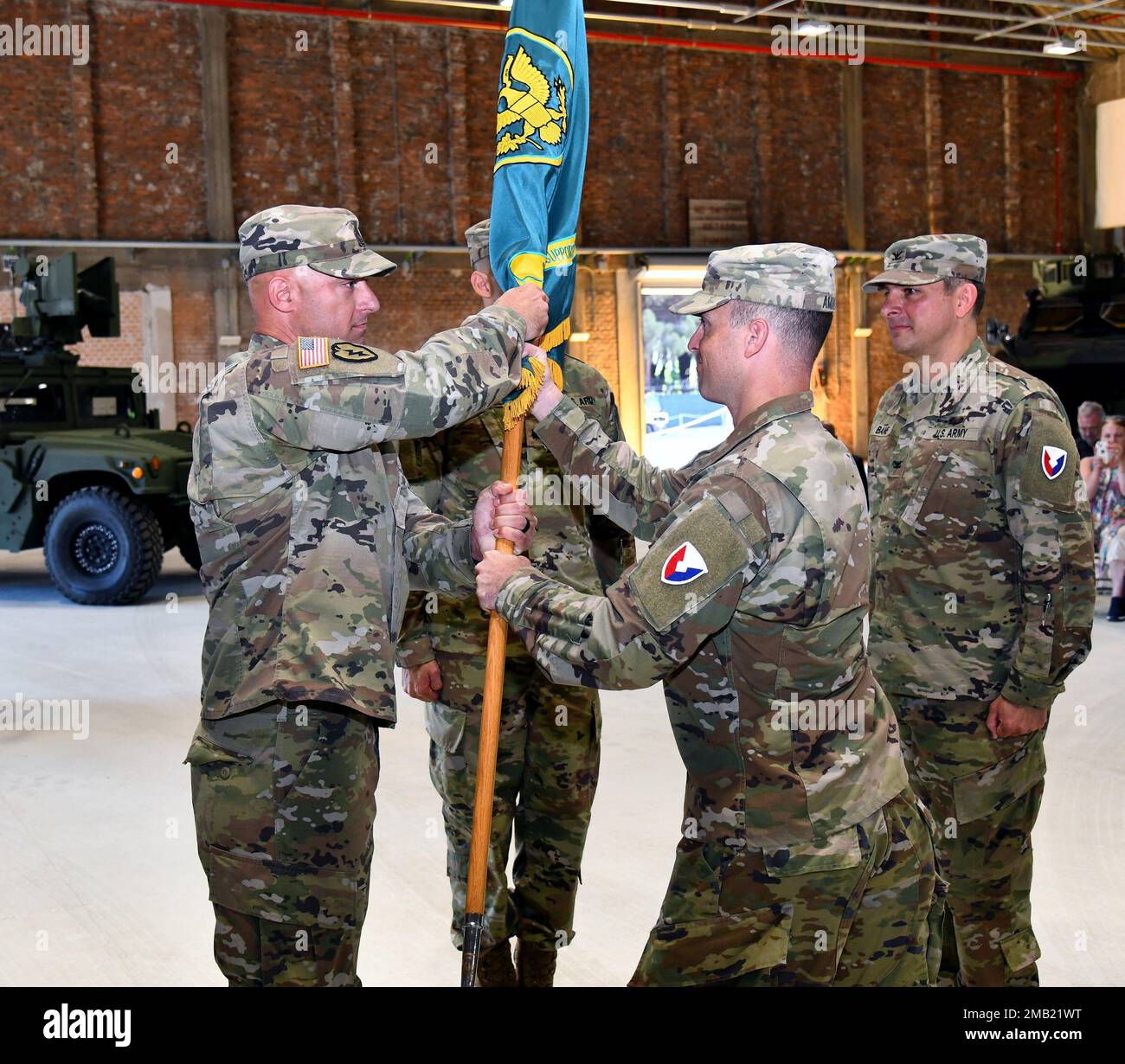Lt. Col. Alexander J. Amato, incoming Commander Army Fields Support ...
