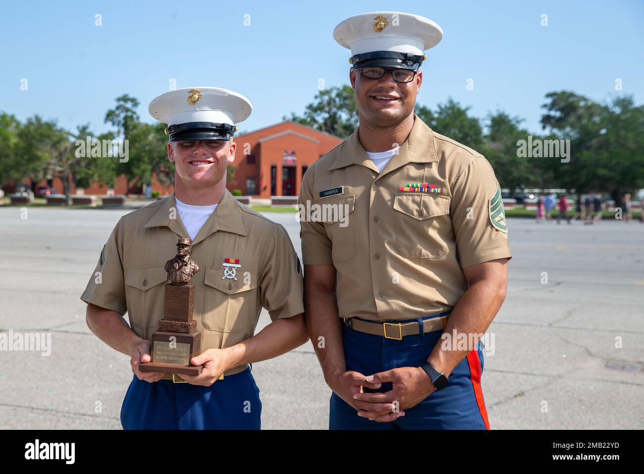 U.S. Marine Corps Staff Sgt. Darnell D. Harper, a recruiter with ...