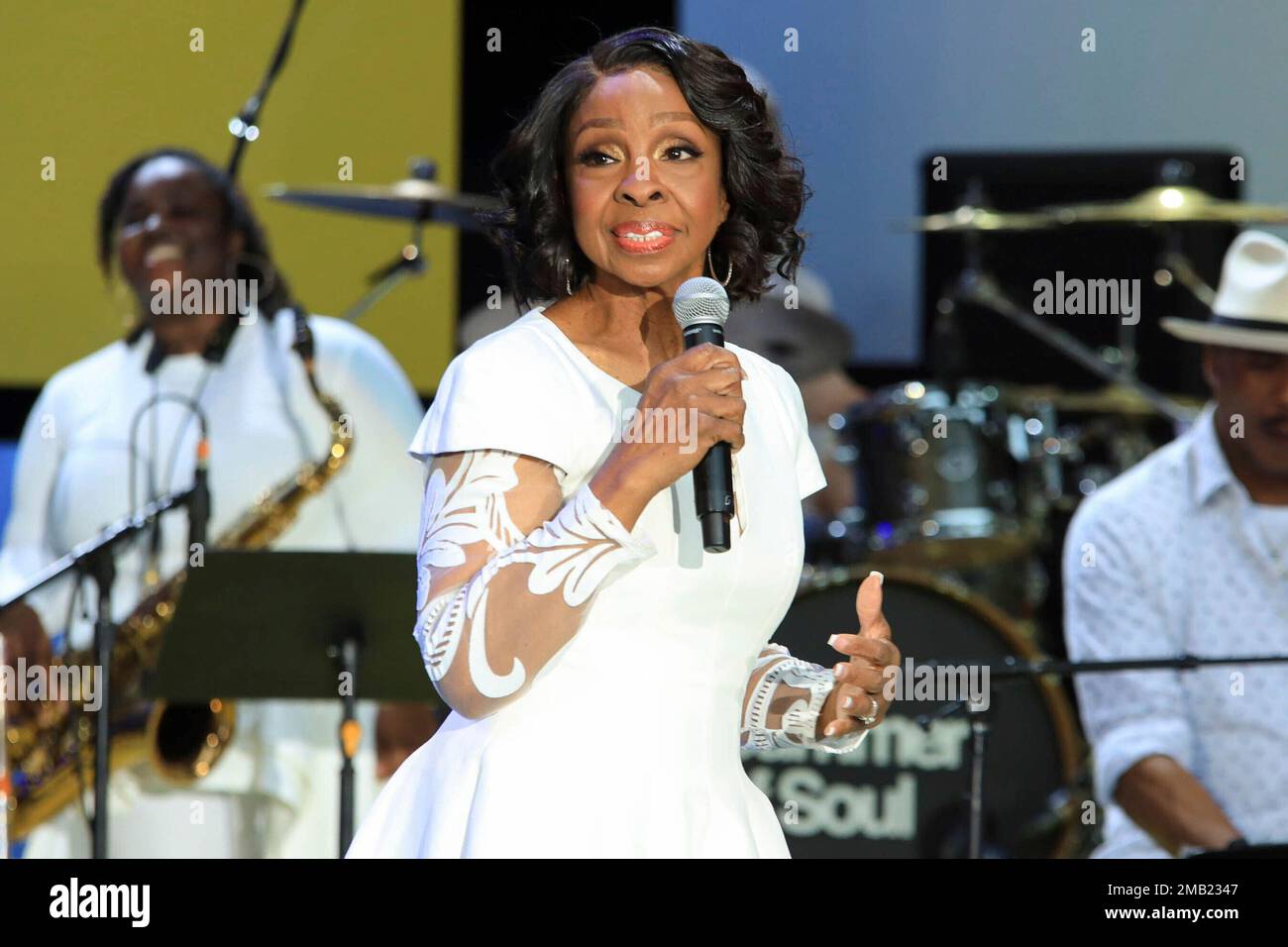 FILE - Gladys Knight performs at a special screening of "Summer of Soul ...