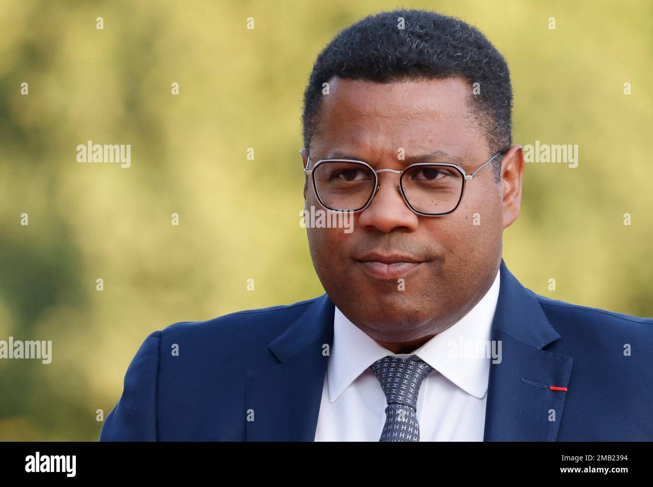 French CEO of Meridiam Thierry Deau arrives for a state dinner at the ...