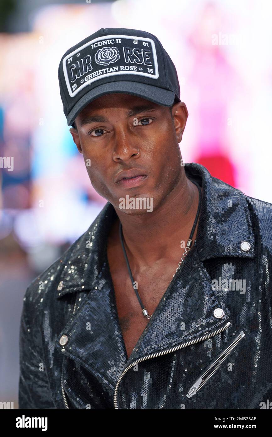 Stefan-Pierre poses for photographers upon arrival for the premiere of ...