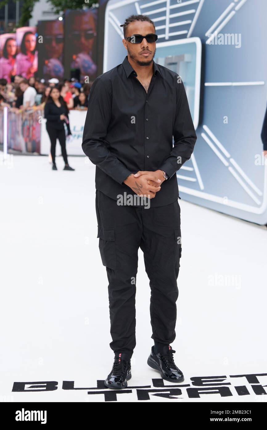 AJ Tracey poses for photographers upon arrival for the premiere of the ...