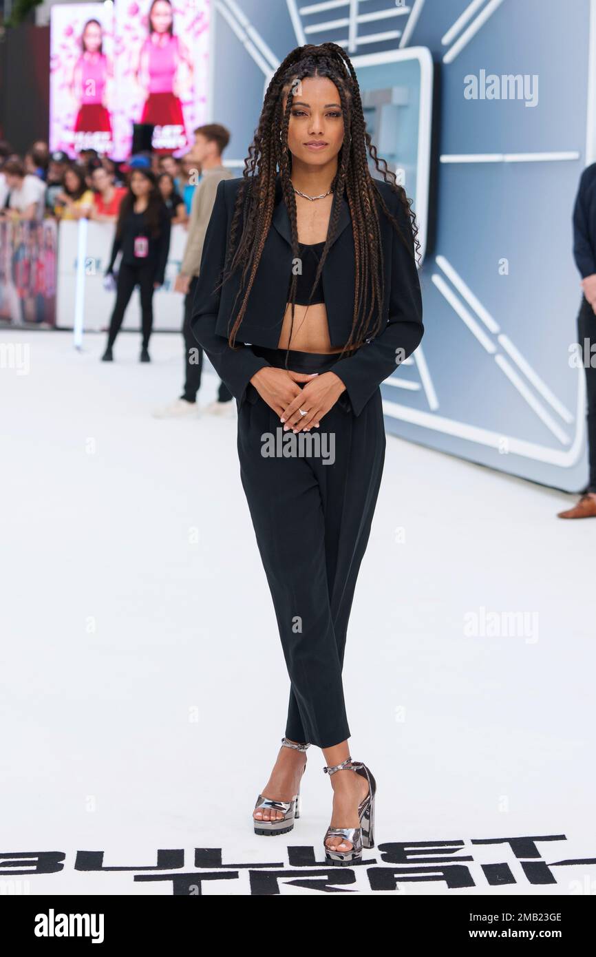 Maisie Richardson-Sellers poses for photographers upon arrival for the ...