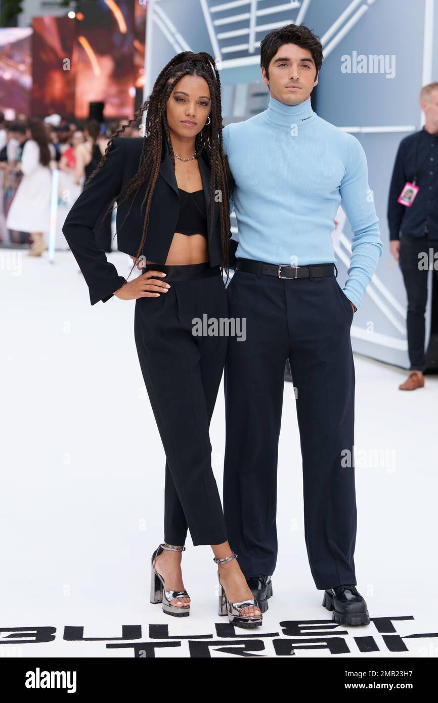 Maisie Richardson-Sellers and Taylor Zakhar Perez pose for ...