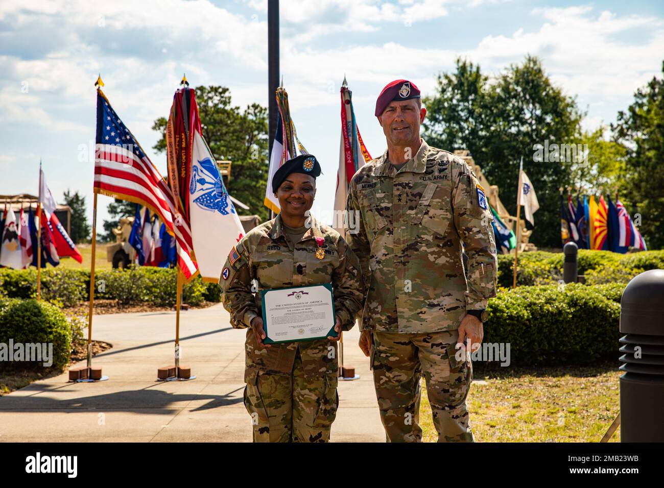 U.S. Army Maj. Gen. Brian Mennes, Deputy Commanding General of the ...