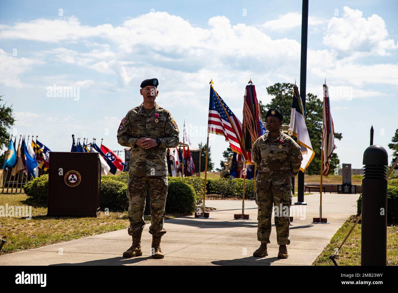 Brig. Gen. Lance Curtis, outgoing commander, 3rd Expeditionary ...