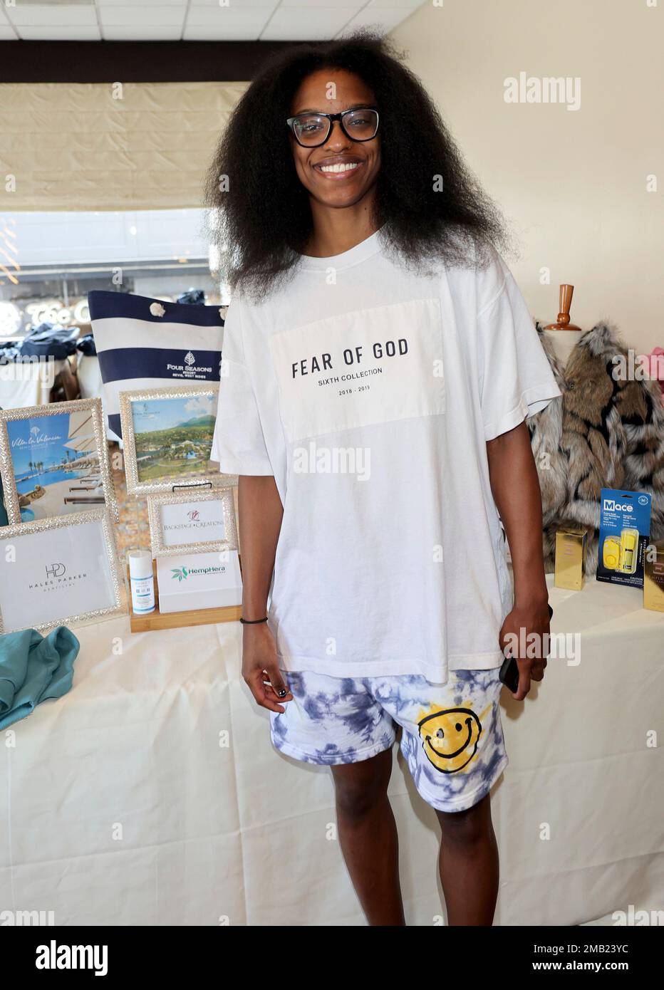 Phoenix Mercury WNBA player Diamond DeShields seen at Backstage ...