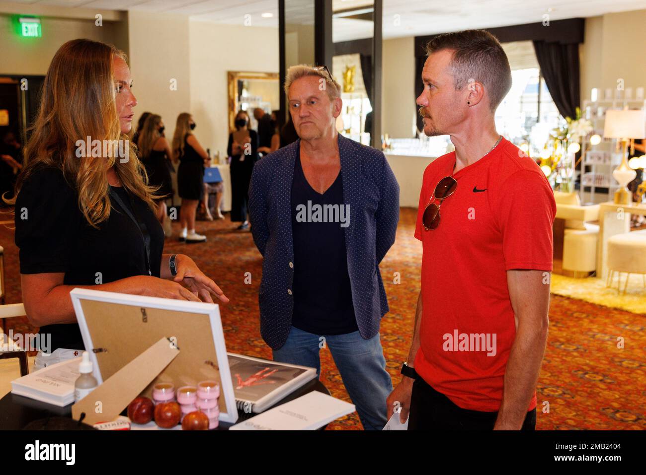 Chris Mosier attends the Backstage Creations Lounge at the 2022 ESPY ...