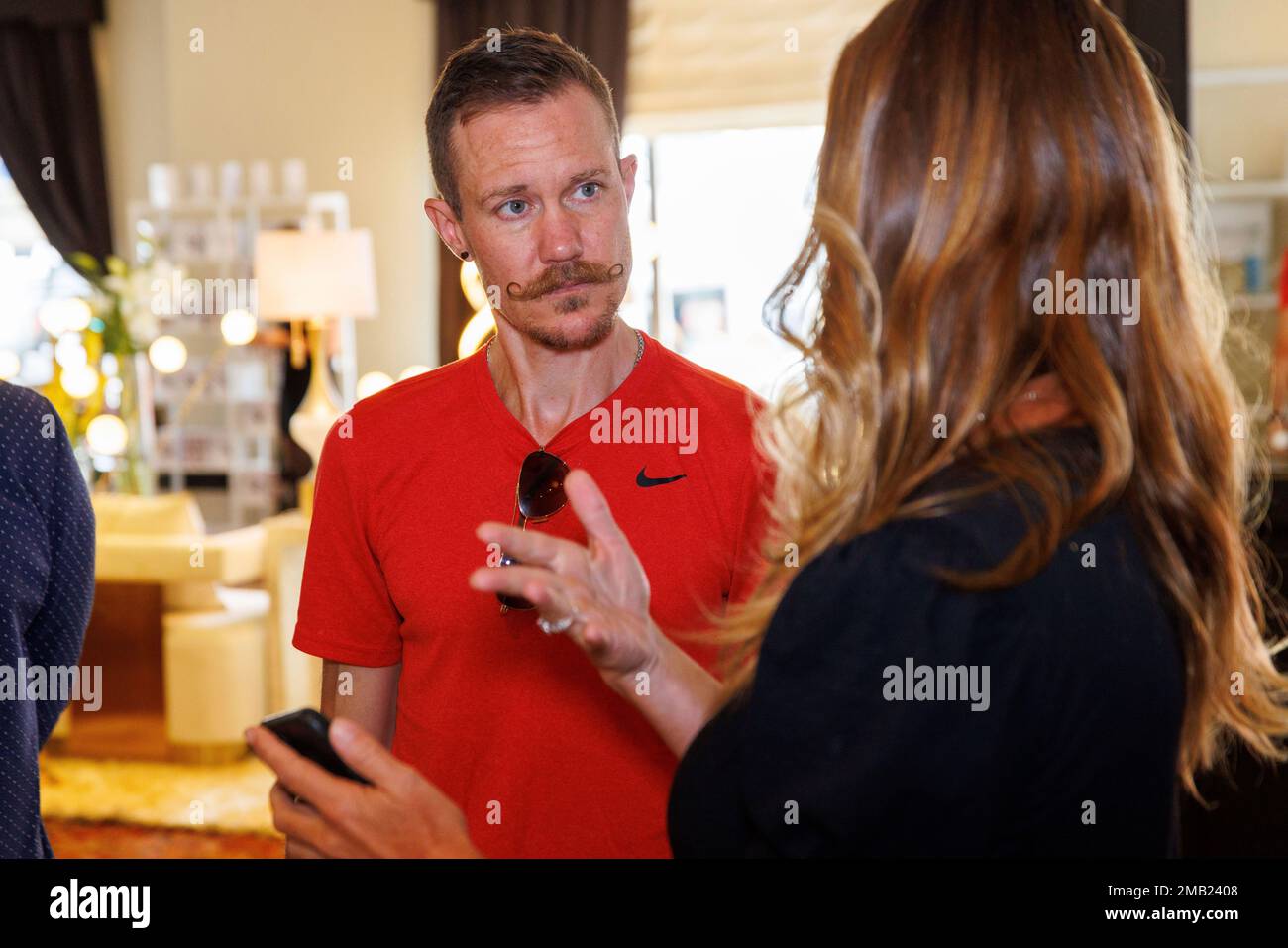 Chris Mosier attends the Backstage Creations Lounge at the 2022 ESPY ...