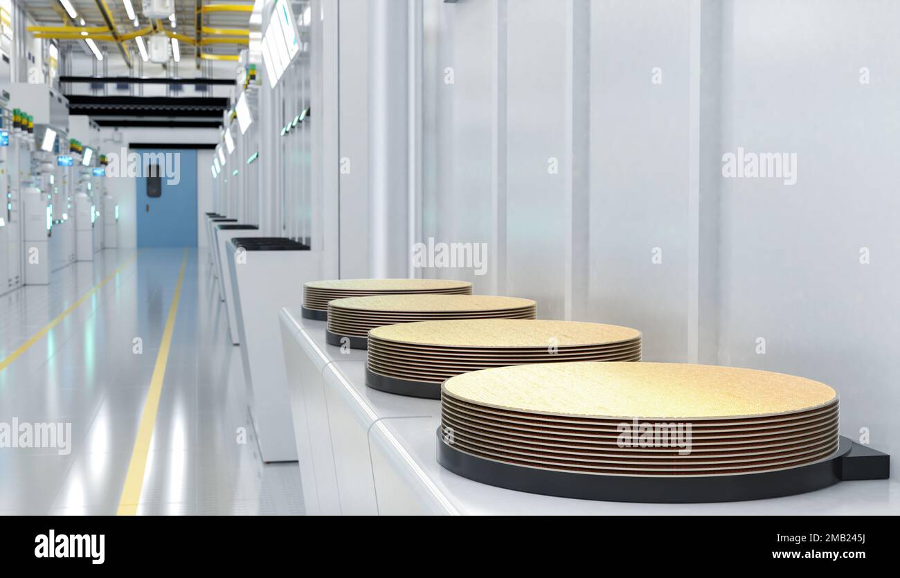 Semiconductor manufacturing with 3d rendering robotic arms with silicon ...