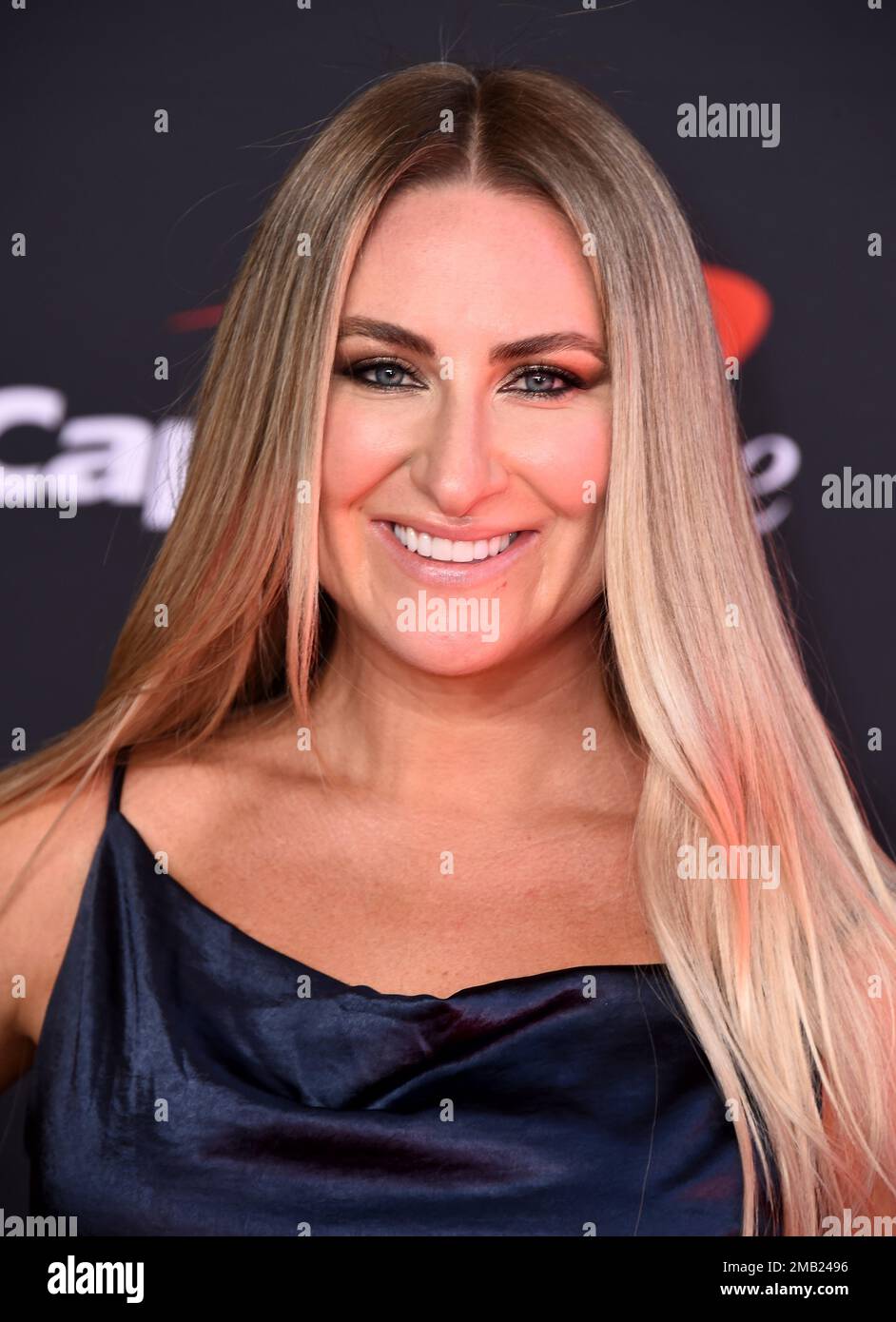 Katie Conway arrives at the ESPY Awards on Wednesday, July 20, 2022, at ...