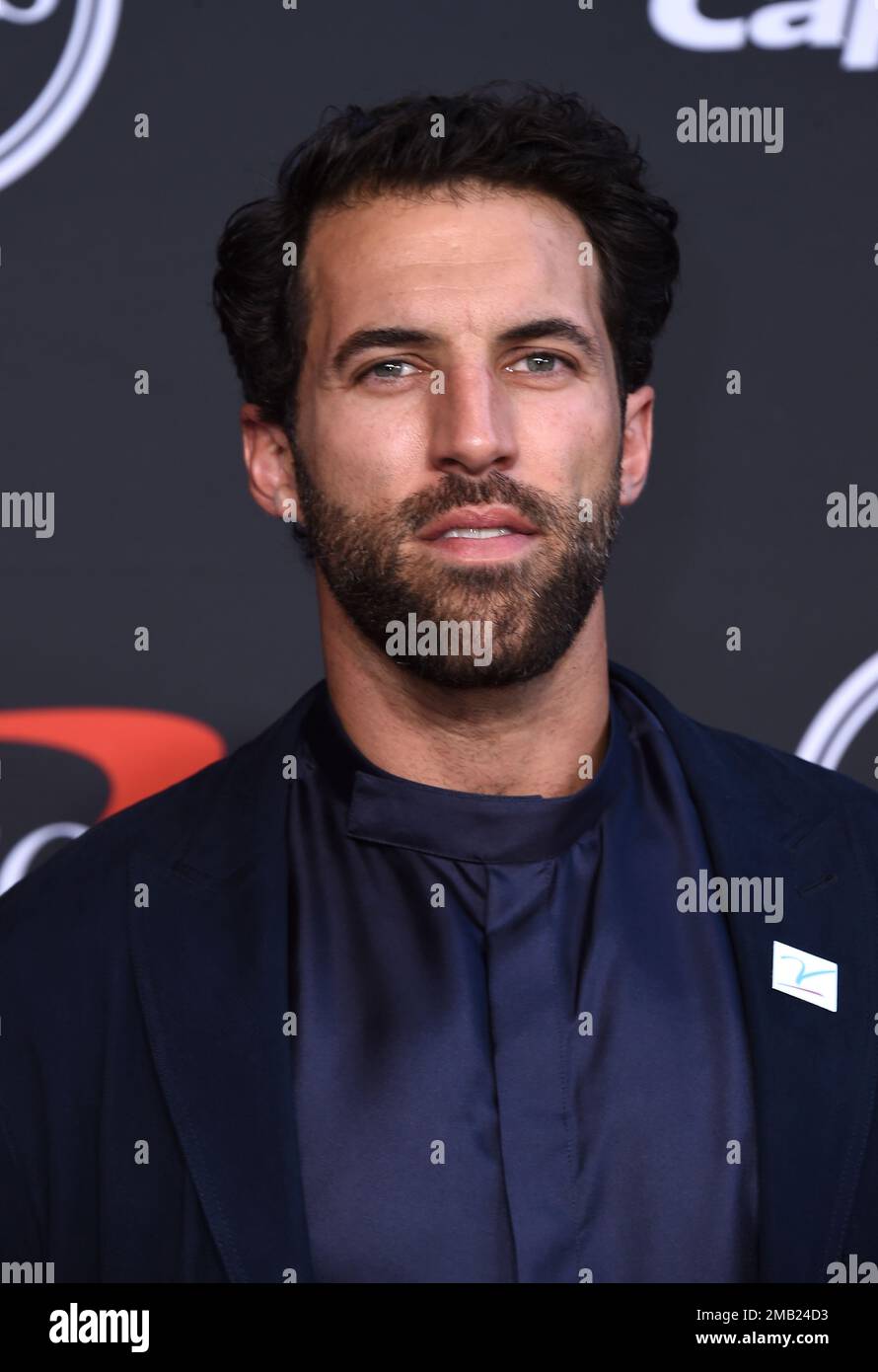 Paul Rabil arrives at the ESPY Awards on Wednesday, July 20, 2022, at ...